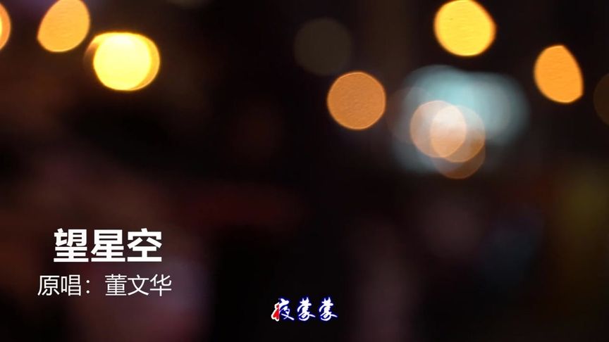 董文华经典老歌《望星空》,深情演绎,回忆满满