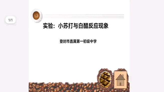 小苏打与白醋实验