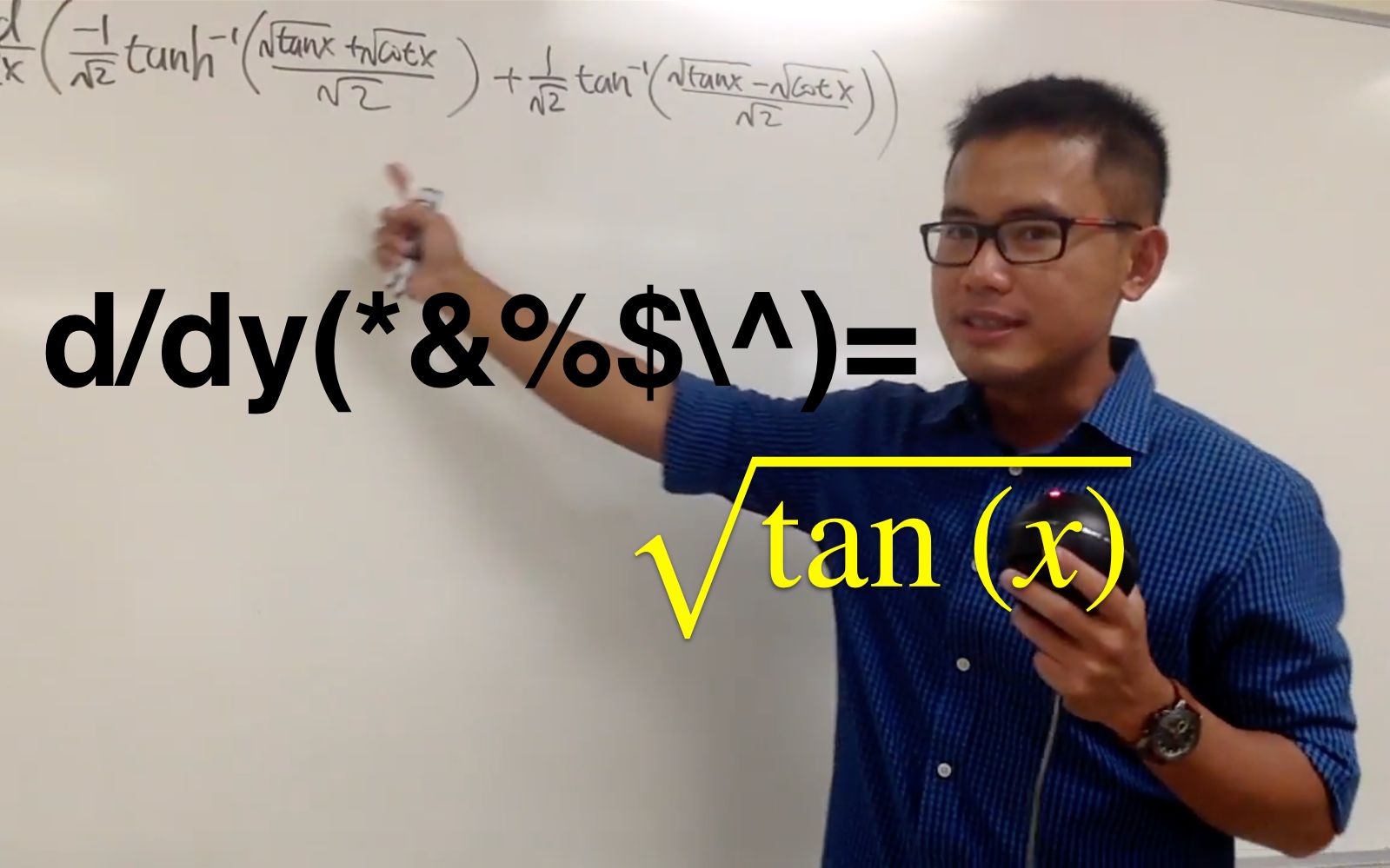 【微积分】d/dx(乱七八糟)=根号tan(x)
