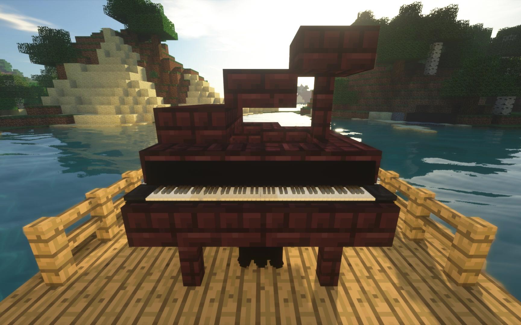 【红石音乐】Dancing Line《The Piano》-up主竟然在MC里弹钢琴