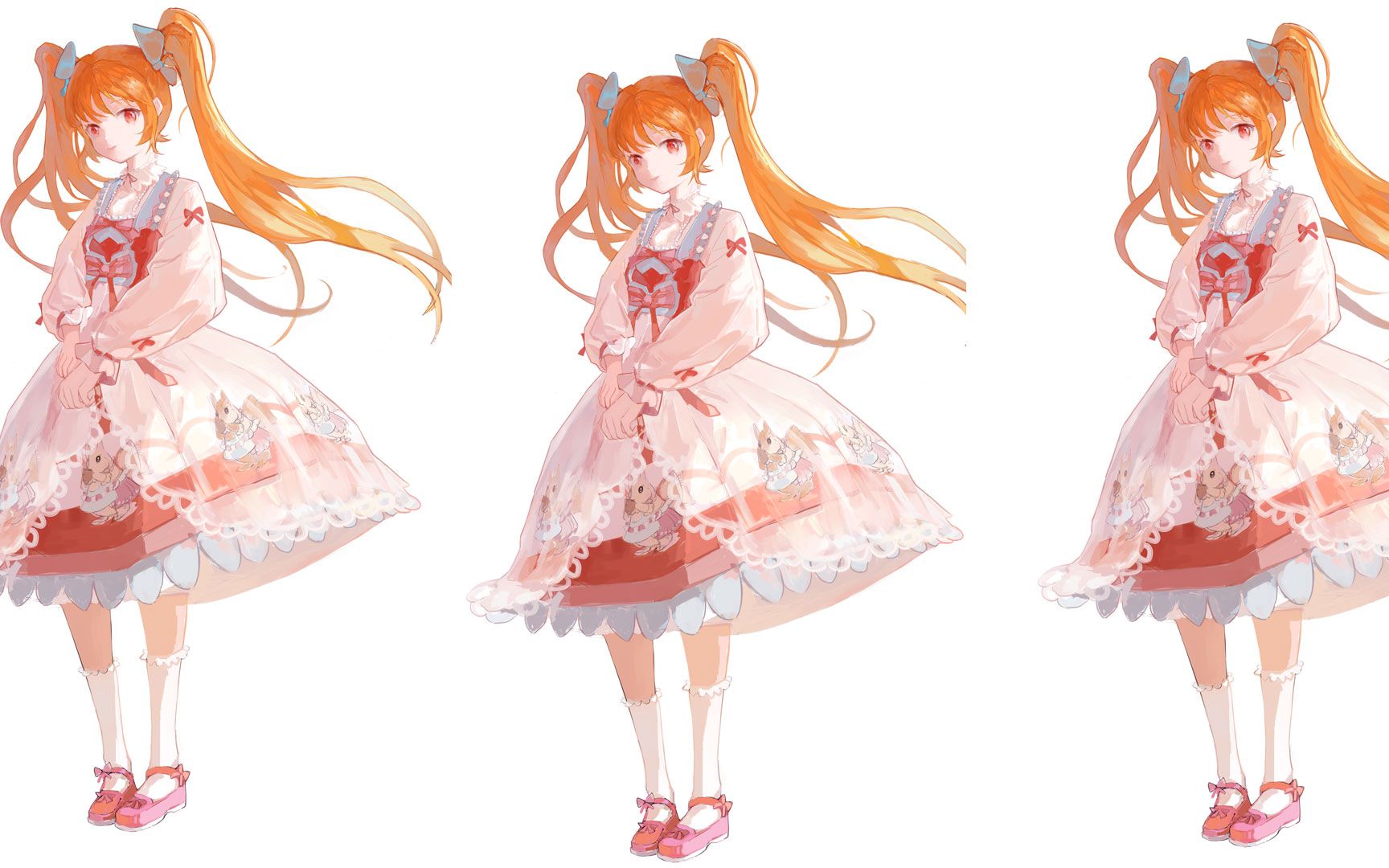 原画教程线稿绘画-【波多野结衣】的裙摆1