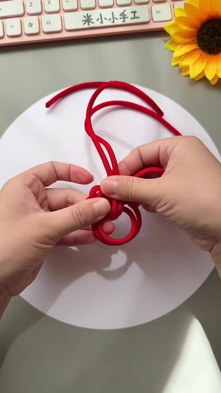和我一起编简单版中国结,一学就会