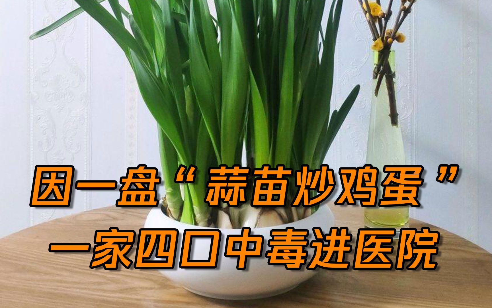 吃了一盘“蒜苗炒鸡蛋”,一家四口中毒住进了医院!