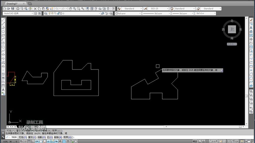 CAD中夹点编辑的使用