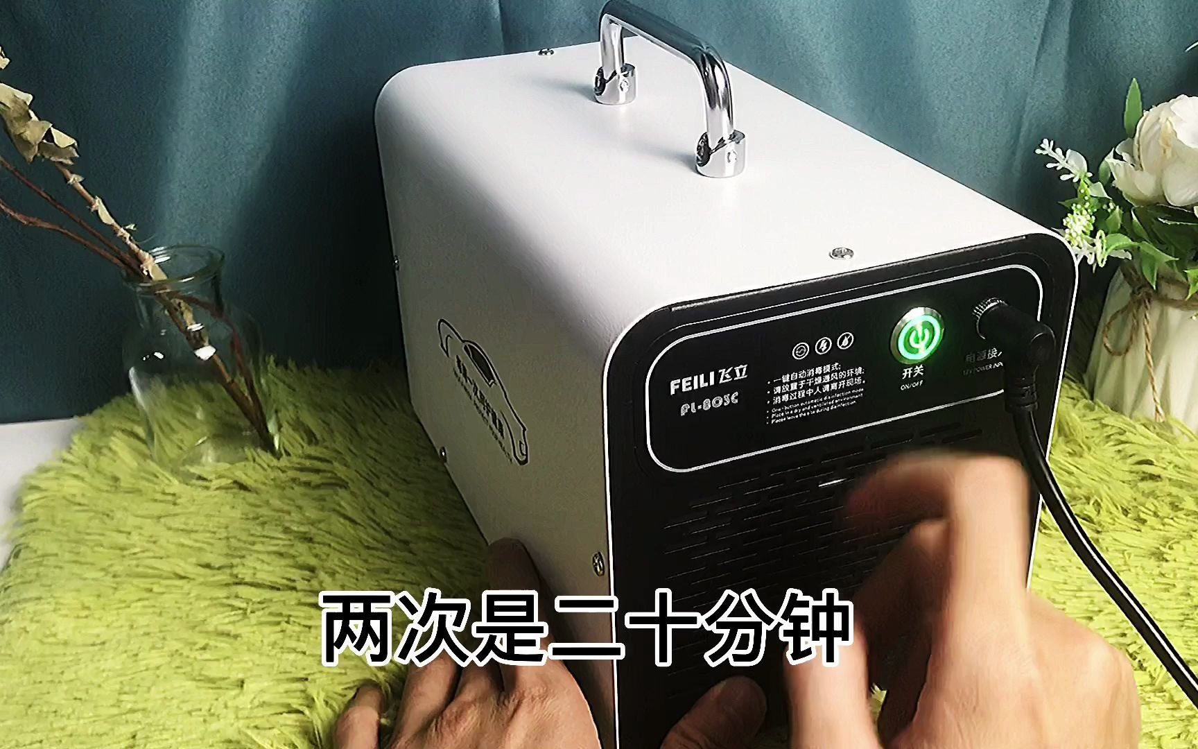 便携式飞立汽车臭氧消毒机
