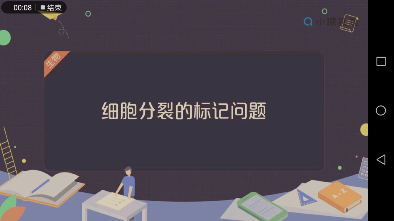 关于细胞分裂中染色体标记问题