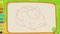 美兰简笔画之画卡通 79猫咪老师简笔画教程, 如何画猫咪老师