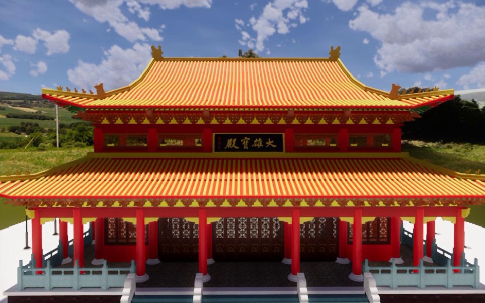 中国古建筑BIM模型