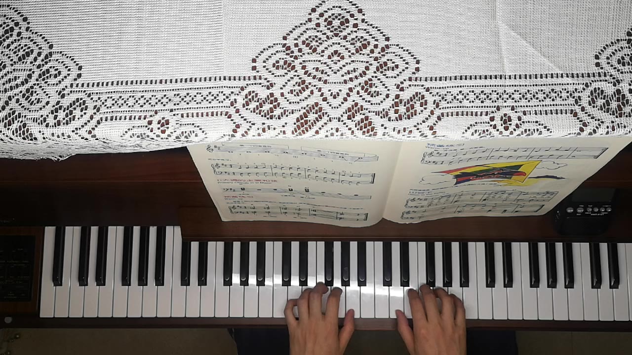 巴斯蒂安钢琴基础教程-基础3-40及41页的D大调和弦、音阶预备练习