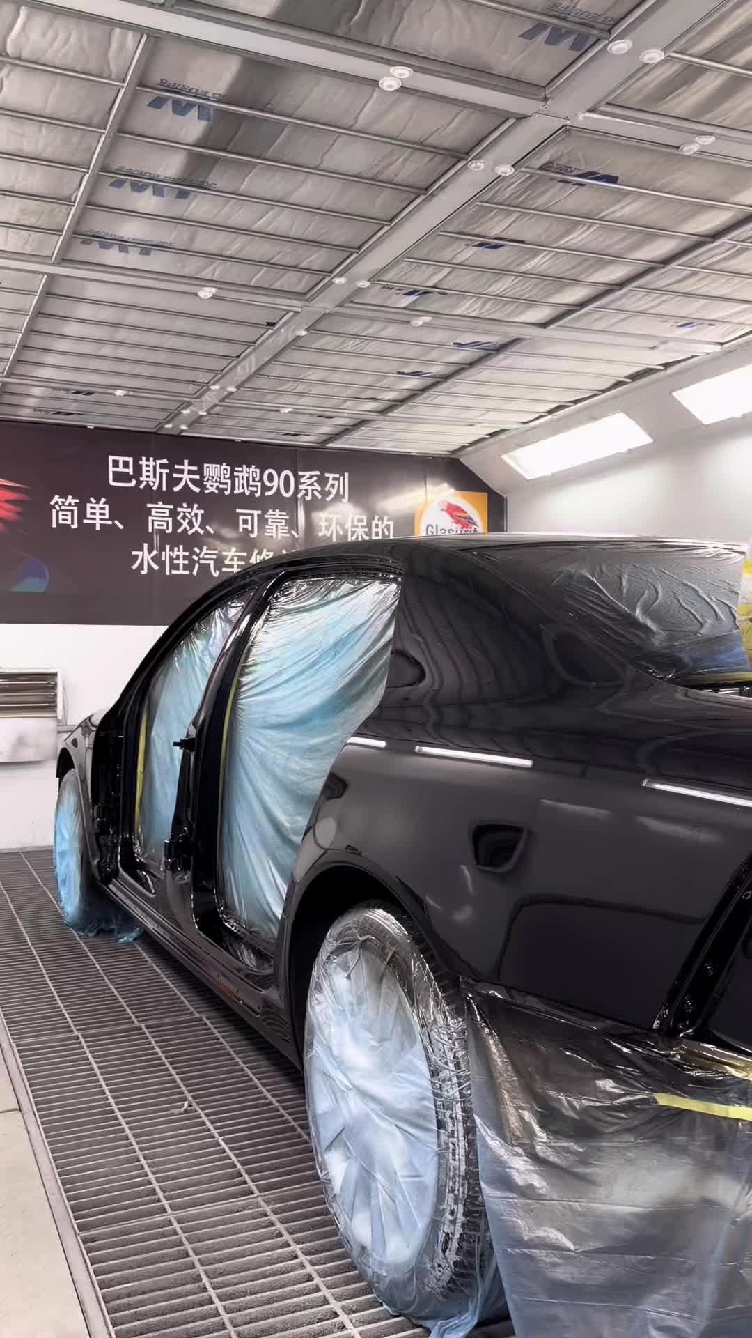 大众辉腾全车整备恢复准新车#老车翻新 #全车漆翻新改色 #汽车保养与...