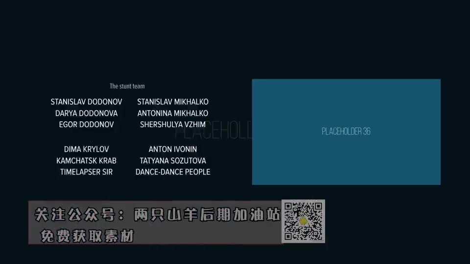 PR模板-72种电影片尾谢幕滚动字幕标题 Film Credits Kit for Premiere ...