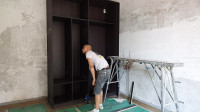 卧室衣柜宽度1米7,推拉门设计,带您看看制作全过程