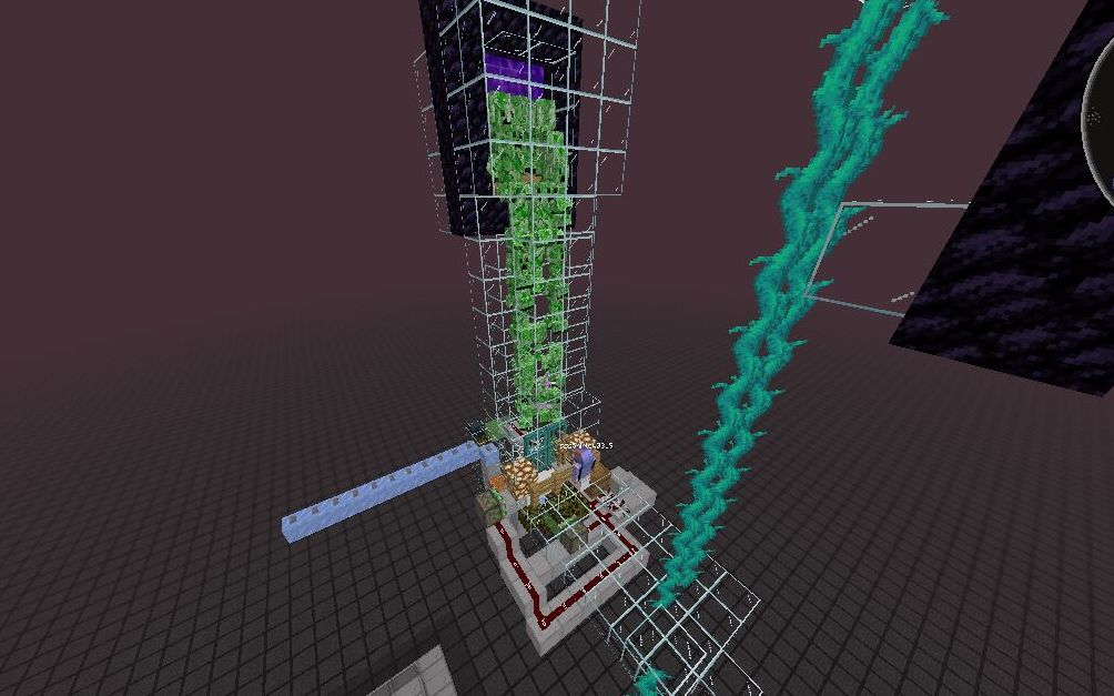 每小时6万火药!简易的苦力怕刷怪塔