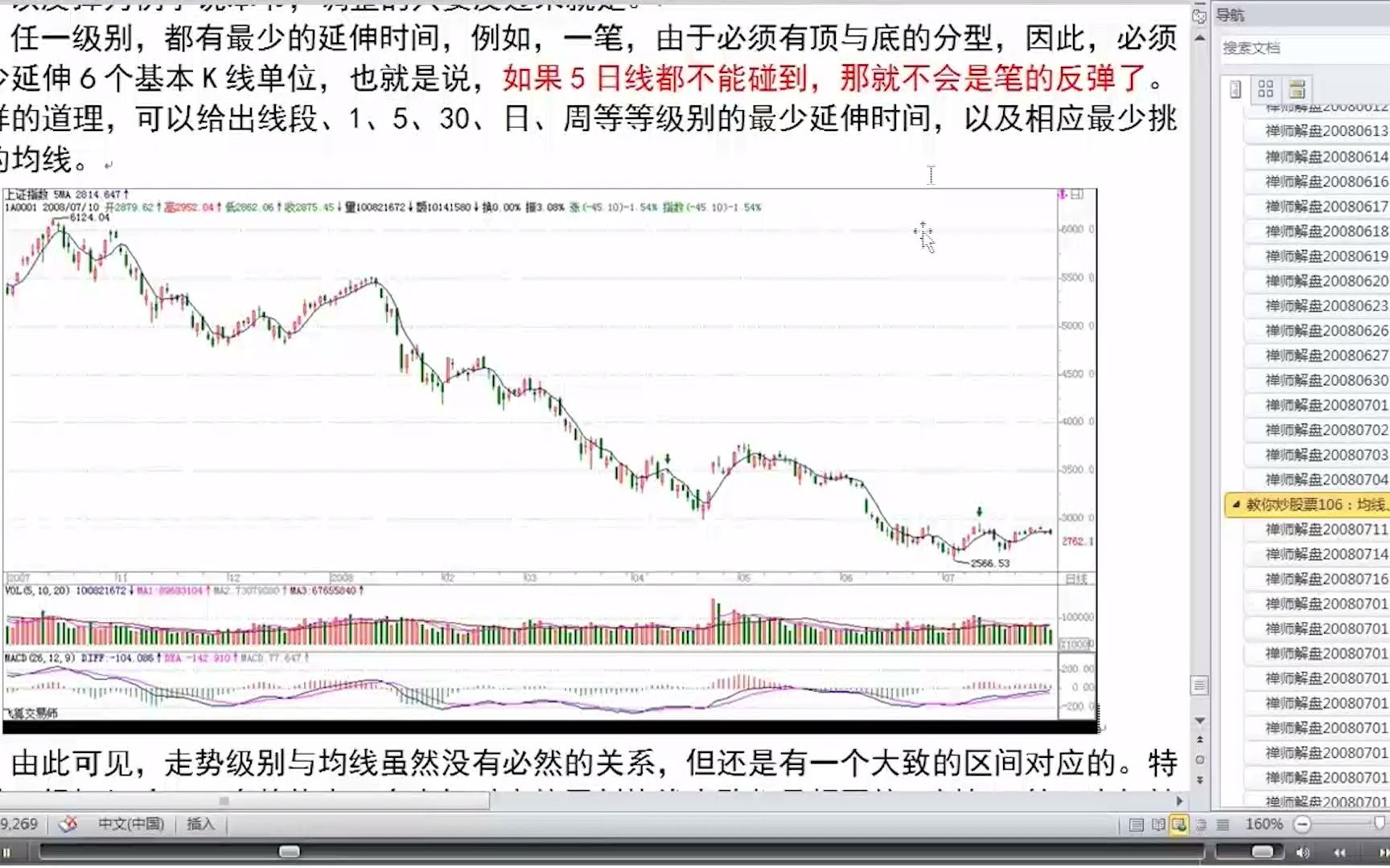 逐句读缠-教你炒股票106:均线、轮动与缠中说禅板块强弱指标