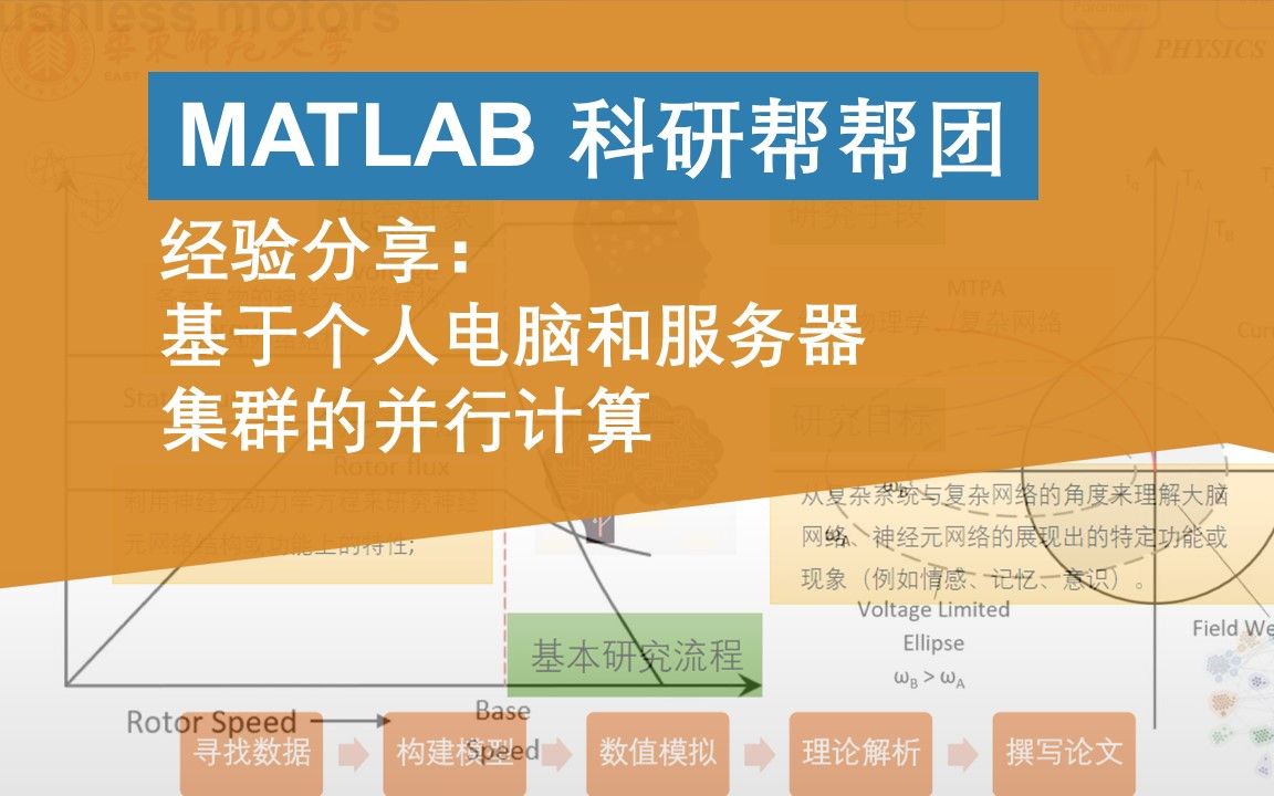 【MATLAB科研帮帮团】经验分享:基于个人电脑和服务器集群的并行...