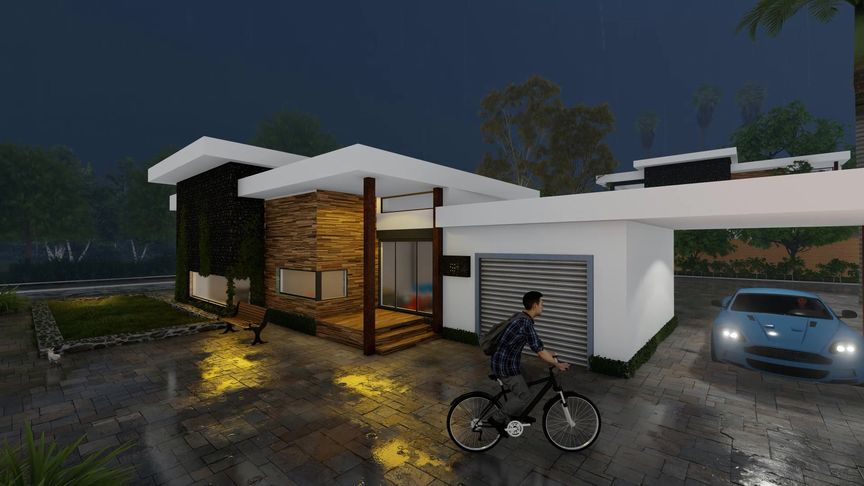 室内设计师也应该会,su+lumion从建模到渲染雨天效果图