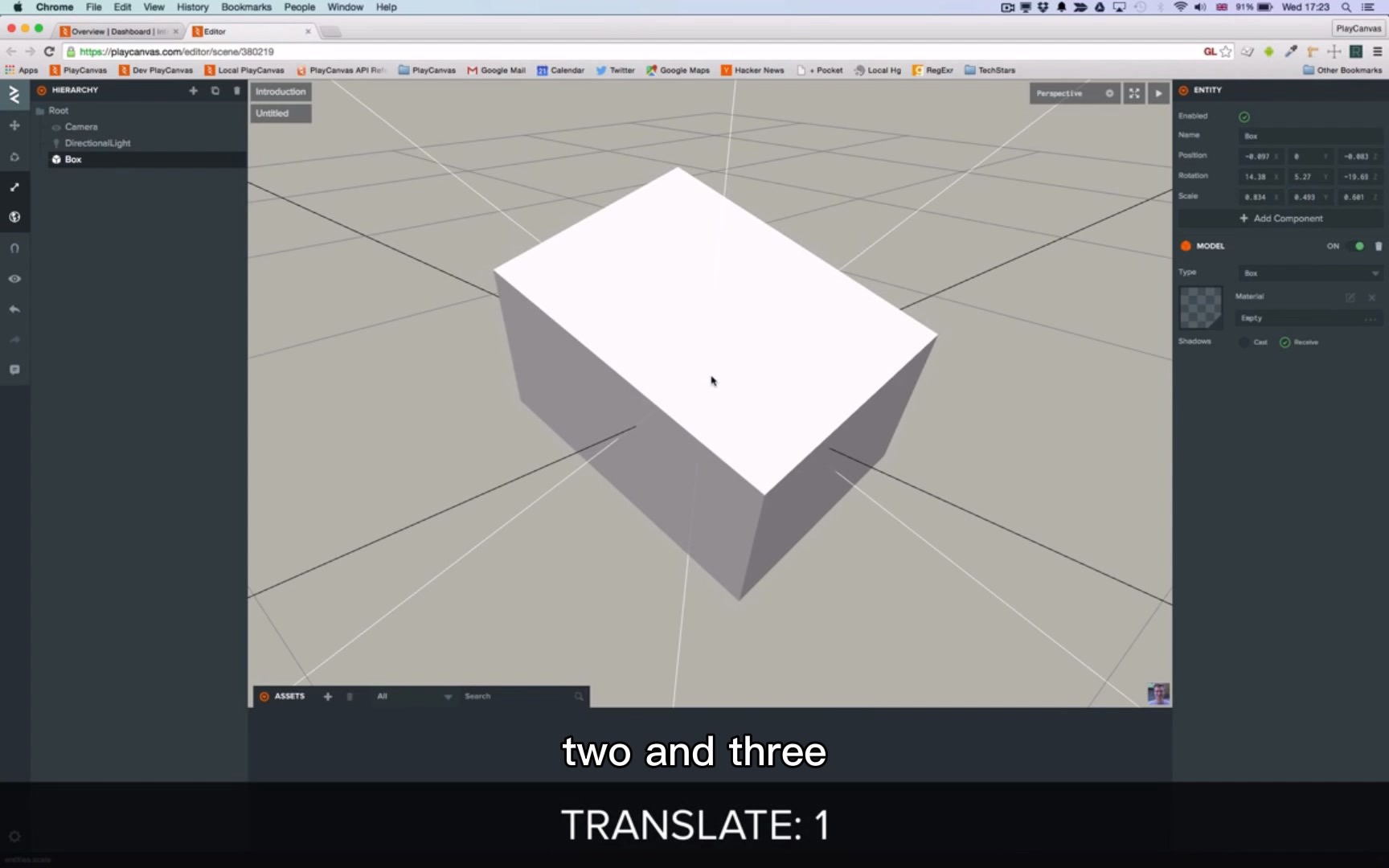 PlayCanvas官方教程字幕版本