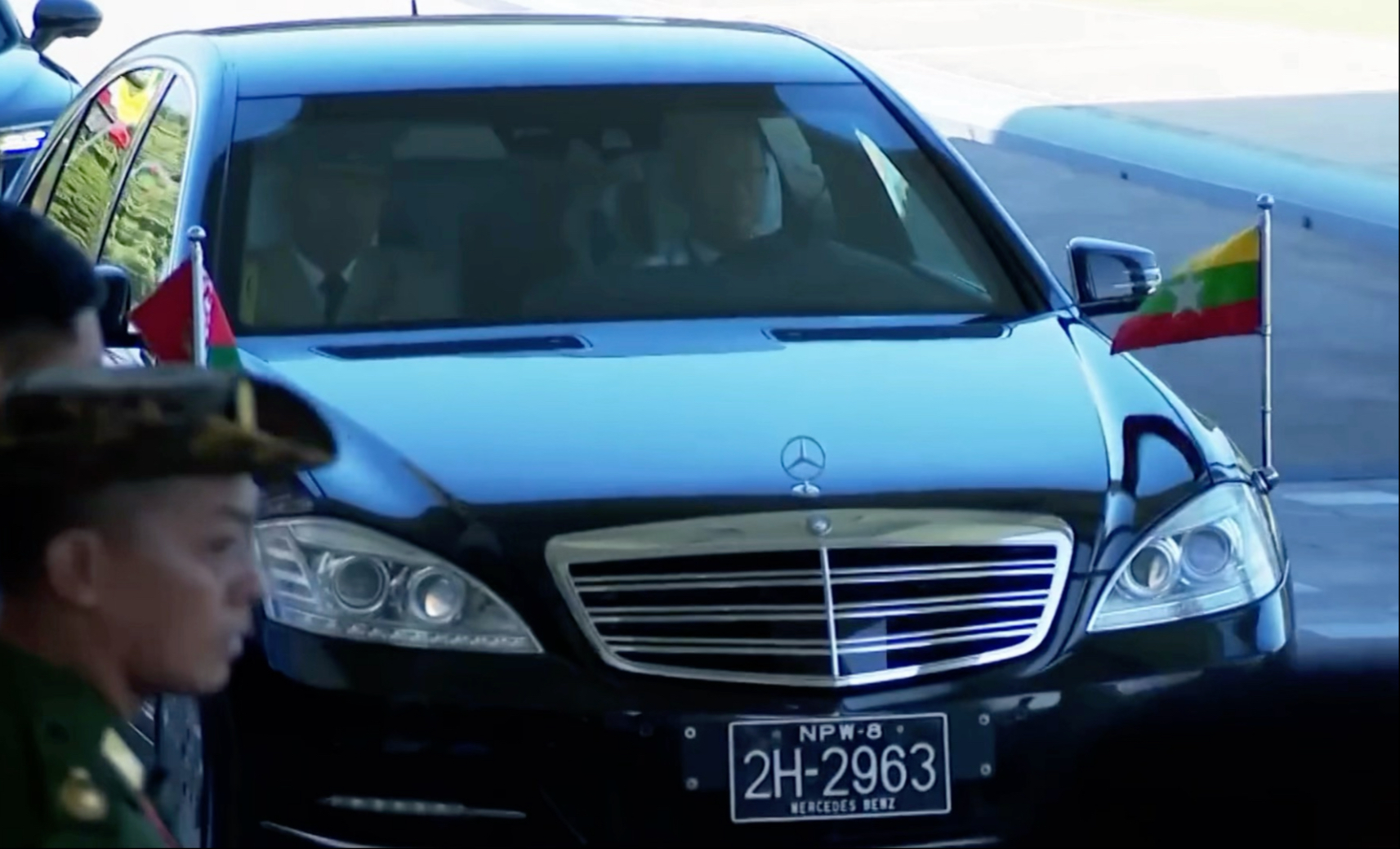 【原声】缅甸领导人隆重迎接白俄罗斯总统卢卡申科