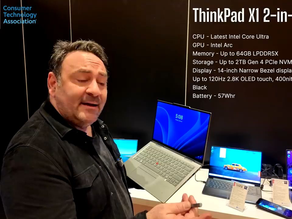 快来看看新的联想产品线Lenovo CES 2024 ThinkPads Yogas Think...
