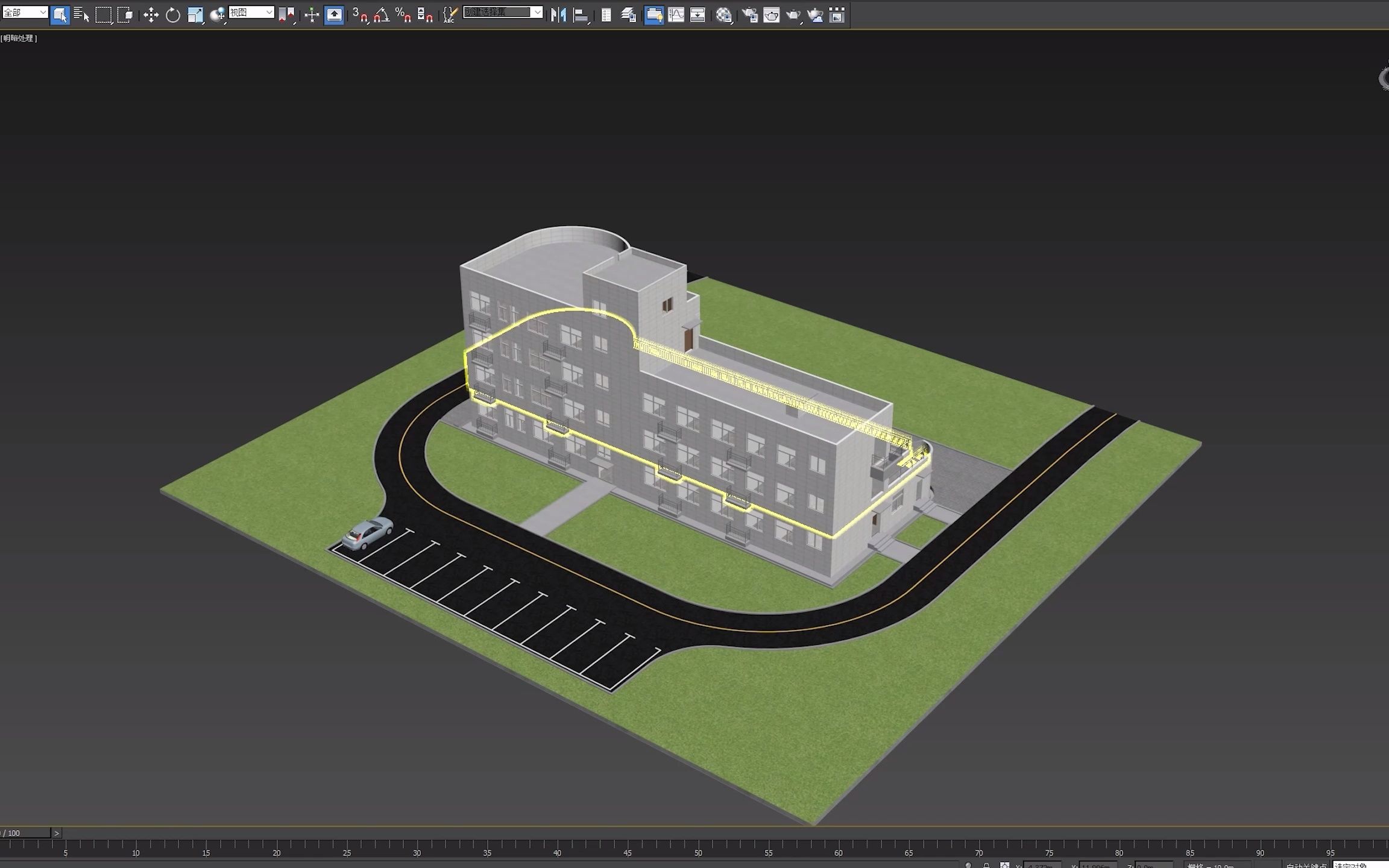北漂小斌和你分享无人机航测修模精细单体化模型与三角网模型融合效果