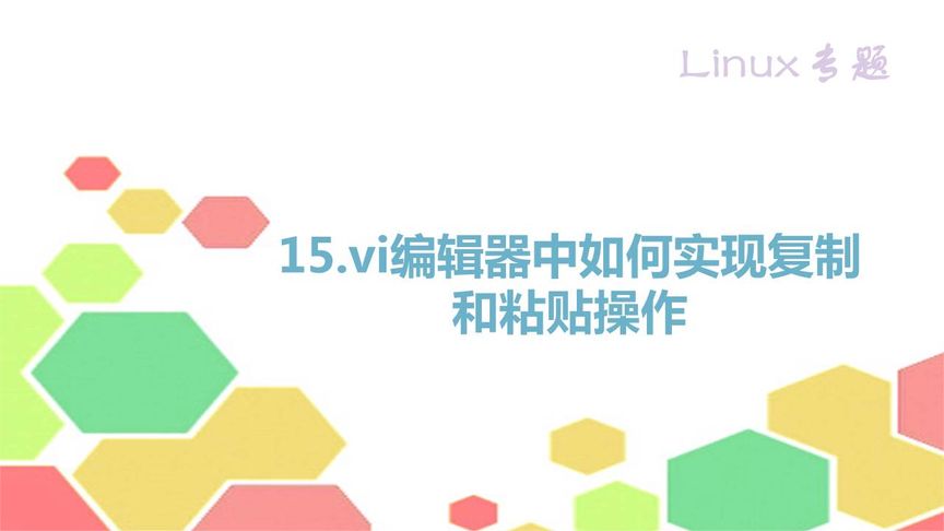 15.vi编辑器中如何实现复制和粘贴操作