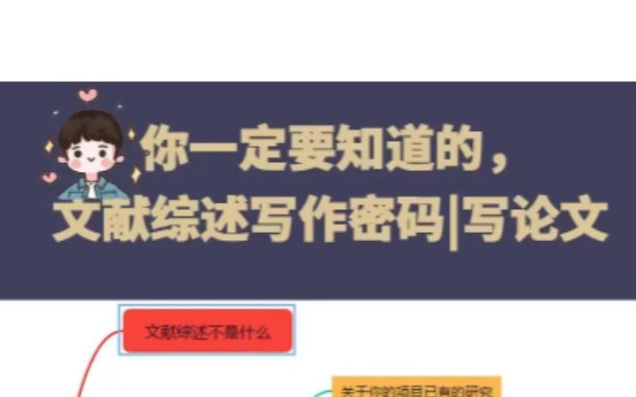 导师:要想学会写文献综述,这个文件千万不能错过㊙️