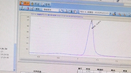 Agilent7890气相色谱标准曲线的制作