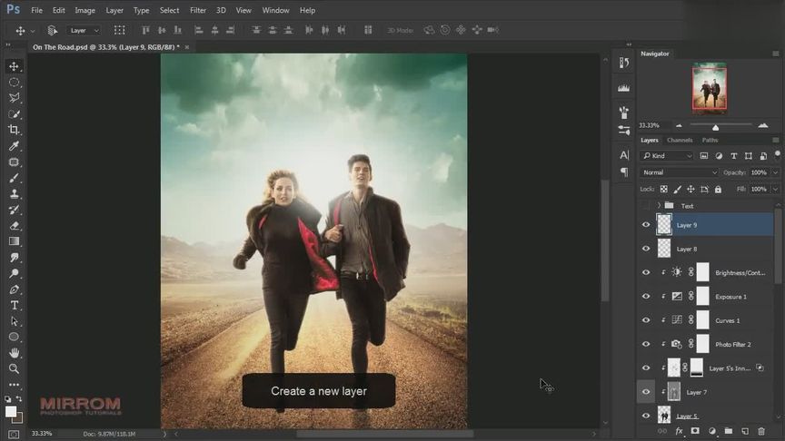 Photoshop教程-电影海报照片制作概念
