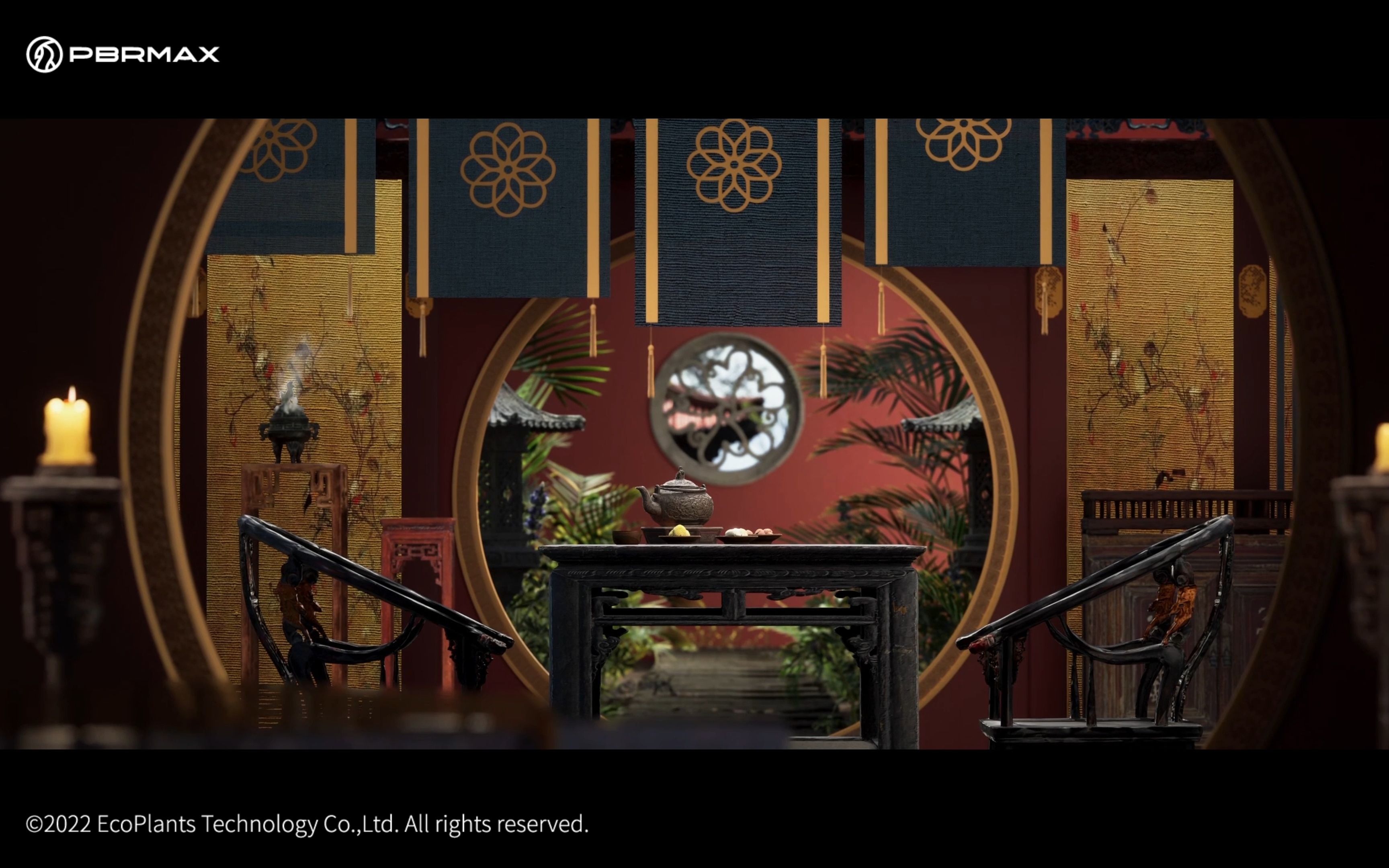 CreateWithPBRMAX丨忘川丨国风漫画CG渲染场景搭建丨3D建模灵感...