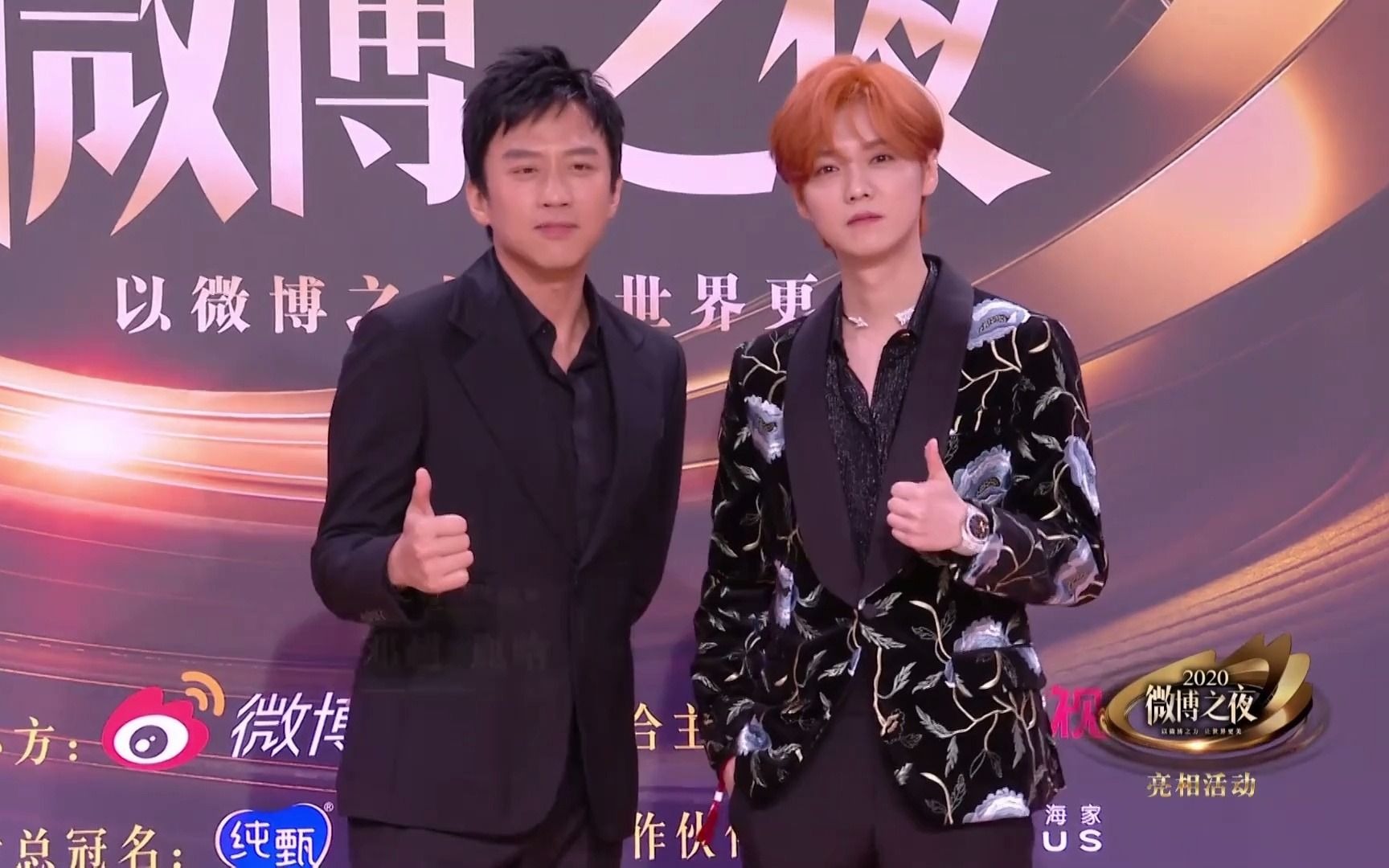 【鹿晗】2020微博之夜红毯&晚会直播 鹿晗CUT&专访︱20210228