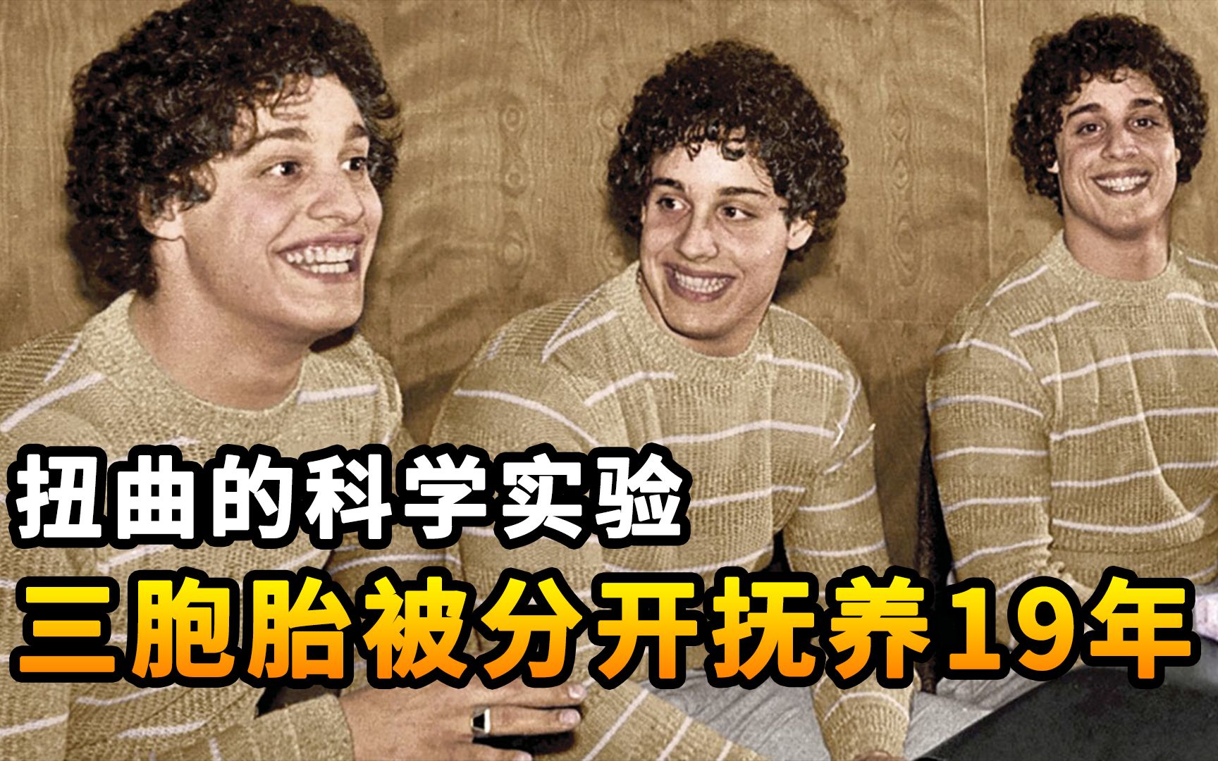 一场扭曲的科学实验:三胞胎从小被分开抚养,并被实时监测了20年
