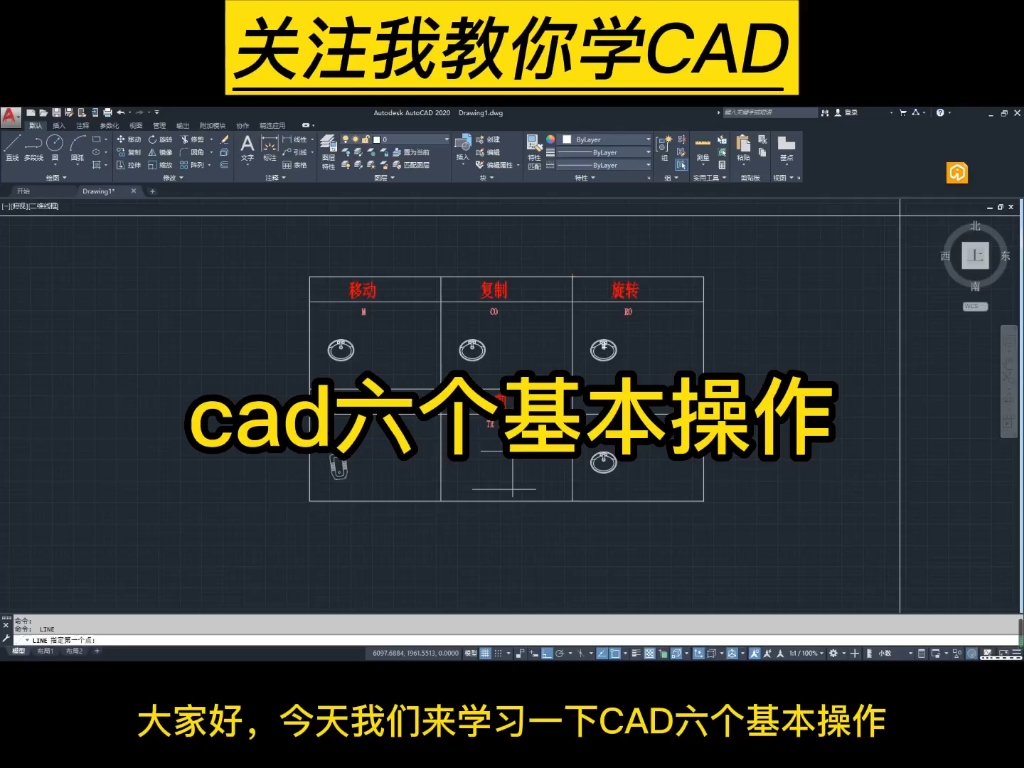 CAD的六个基本操作