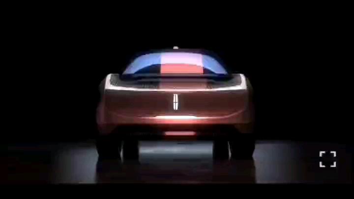 林肯首款纯电动概念车Lincoln Star全球首秀空气动力学流线车身前沿...