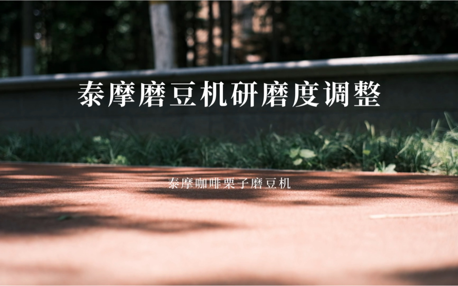 泰摩磨豆机研磨度(咖啡粉粗细)调整