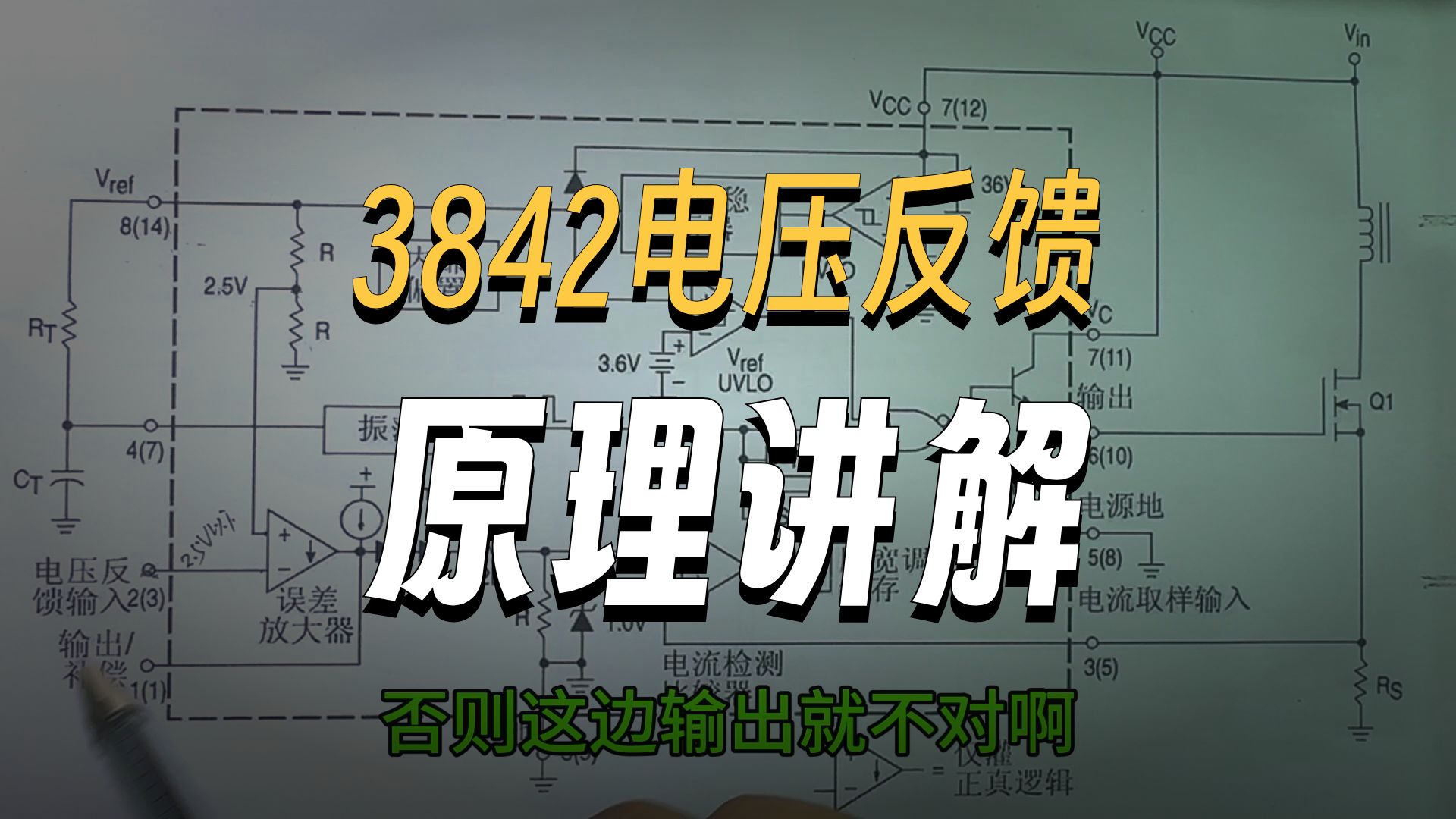 UC3842管脚电压的极限值是怎么来的?