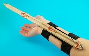 【冰棍狂魔】用五根冰棍棒制作刺客信条隐藏刀片(看了你也学不会)
