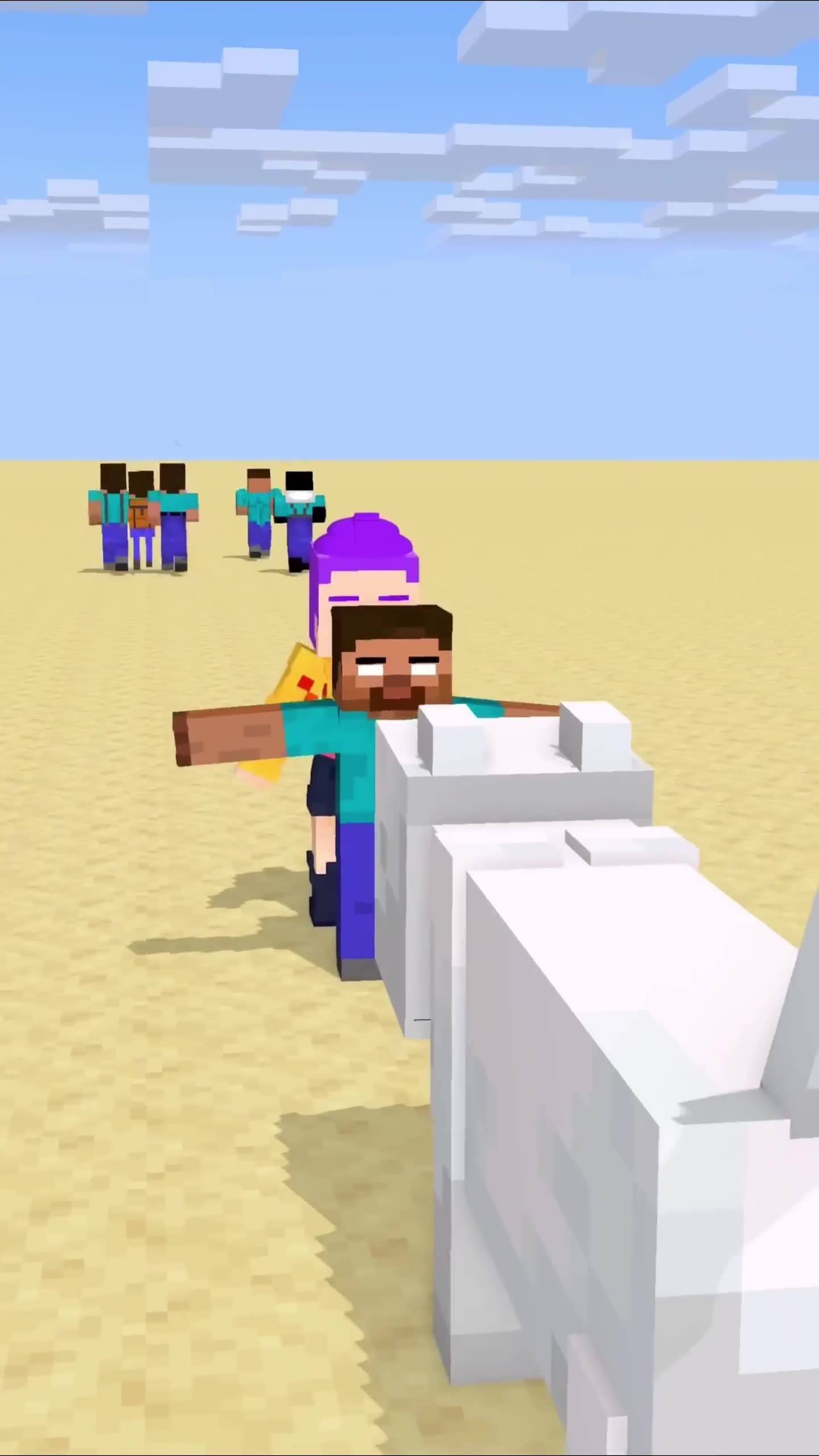 我的世界:快帮忙摆脱小猫的追猎!