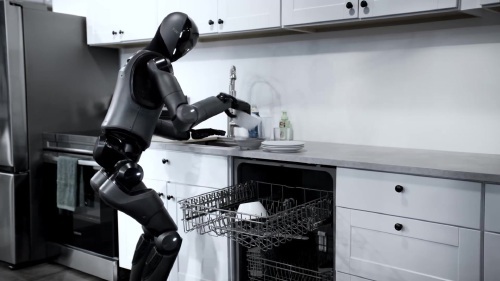 别家机器人还在秀才艺,Figure的机器人已经开始做家务刷盘子了