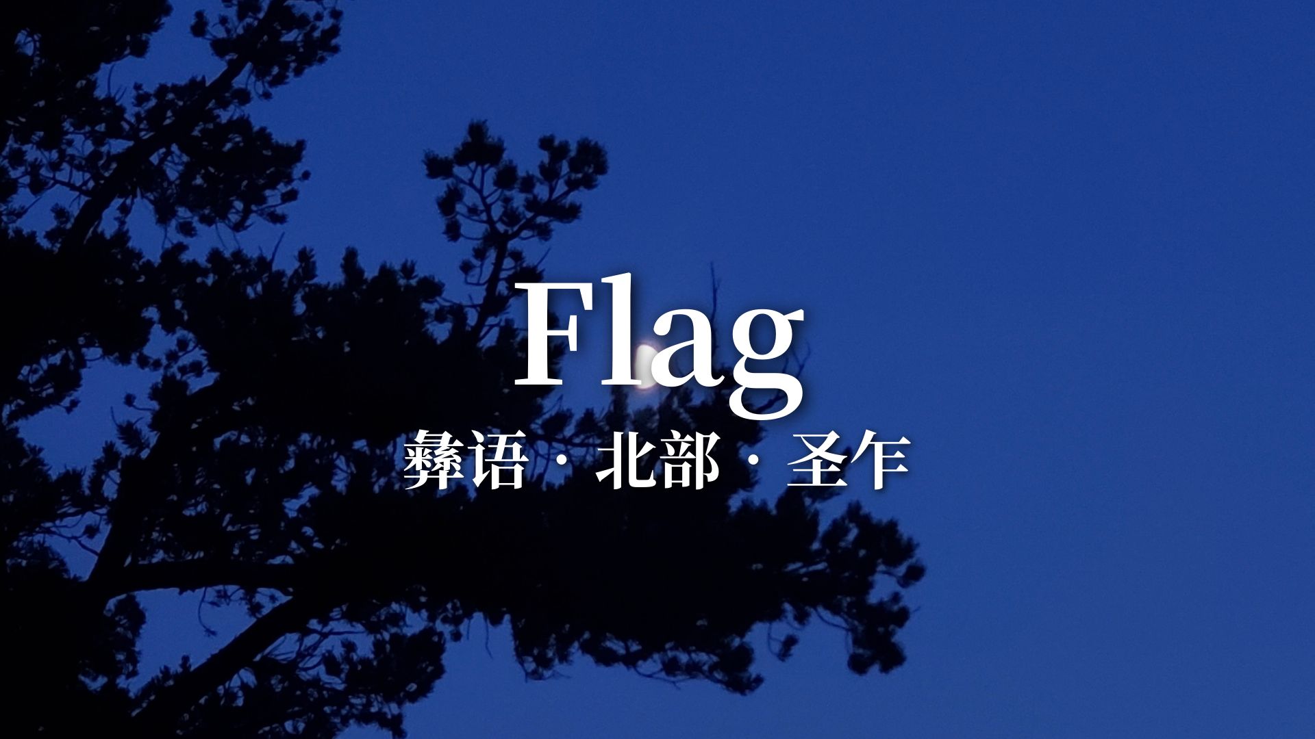 【手语•彝语·北部】Flag