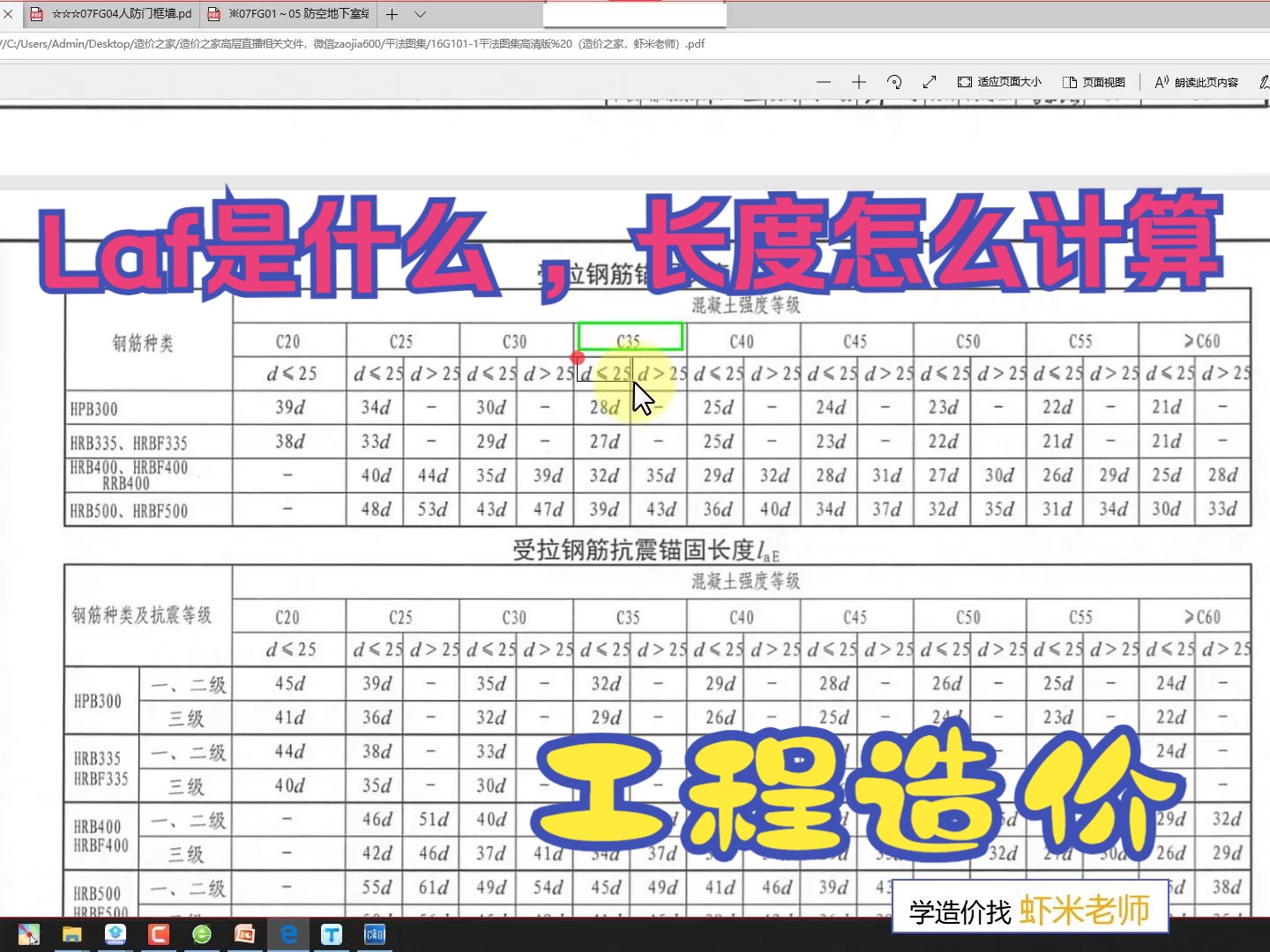 人防工程Laf是什么 ,长度怎么计算