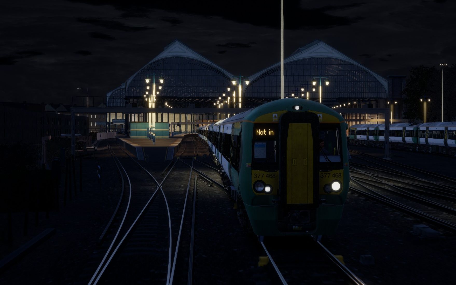 模拟火车世界2020:东部海岸线 运营结束返回站场 377型 Train Sim World