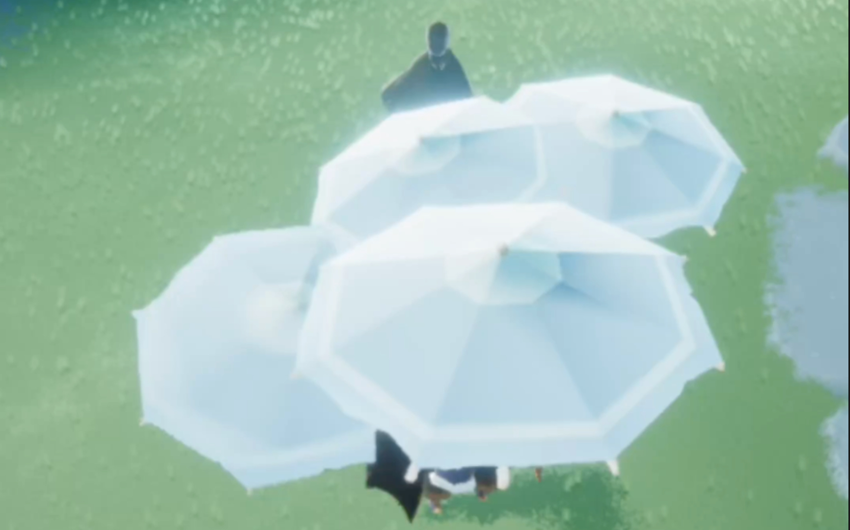 【光遇】雨伞复刻后的云野大厅现状
