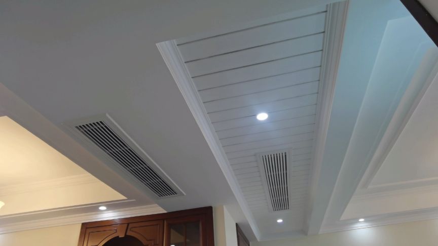 房子内有梁,客厅餐厅吊顶怎么设计更美观?比没梁户型还好看哈