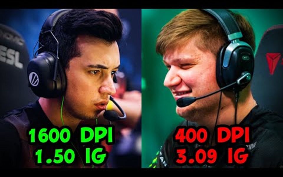 看看职业哥的DPI和灵敏度,你猜谁的灵敏度最高?_电子竞技热门视频