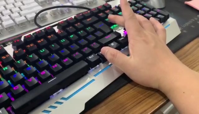 AULA/狼蛛收割者机械键盘 FN+ 灯效使用说明