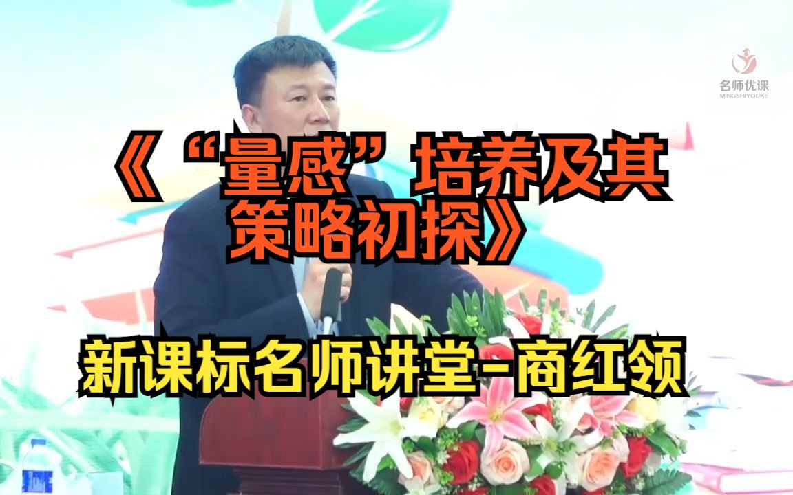 14.讲座:“量感”培养及其策略初探-商红领第十六届名师优课小学数学...
