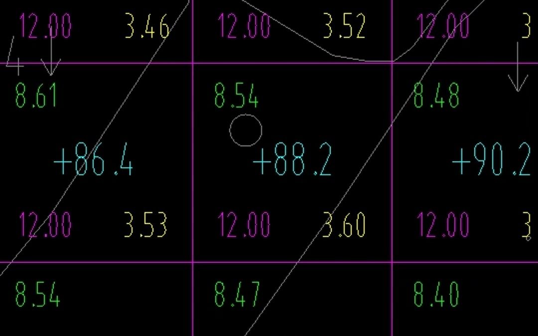 方格网填方量的计算