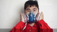 防毒面具防毒防尘更耐用,海固防毒面具半面罩展示