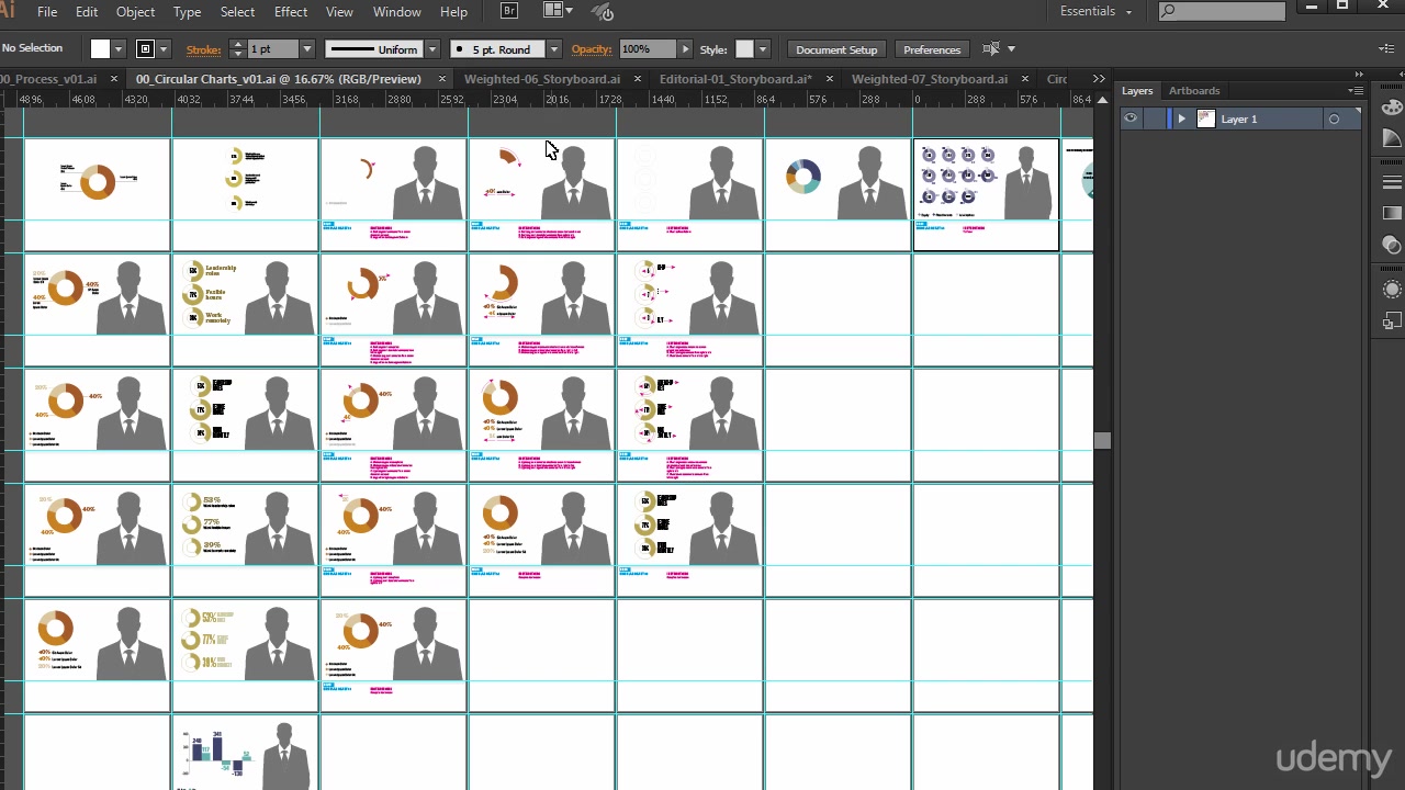 图表表格信息图MG动画AE教程Udemy - Motiongraphics Workflow ...