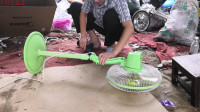 100多元的落地电风扇拆开之后有什么?坏了真的不值得去修